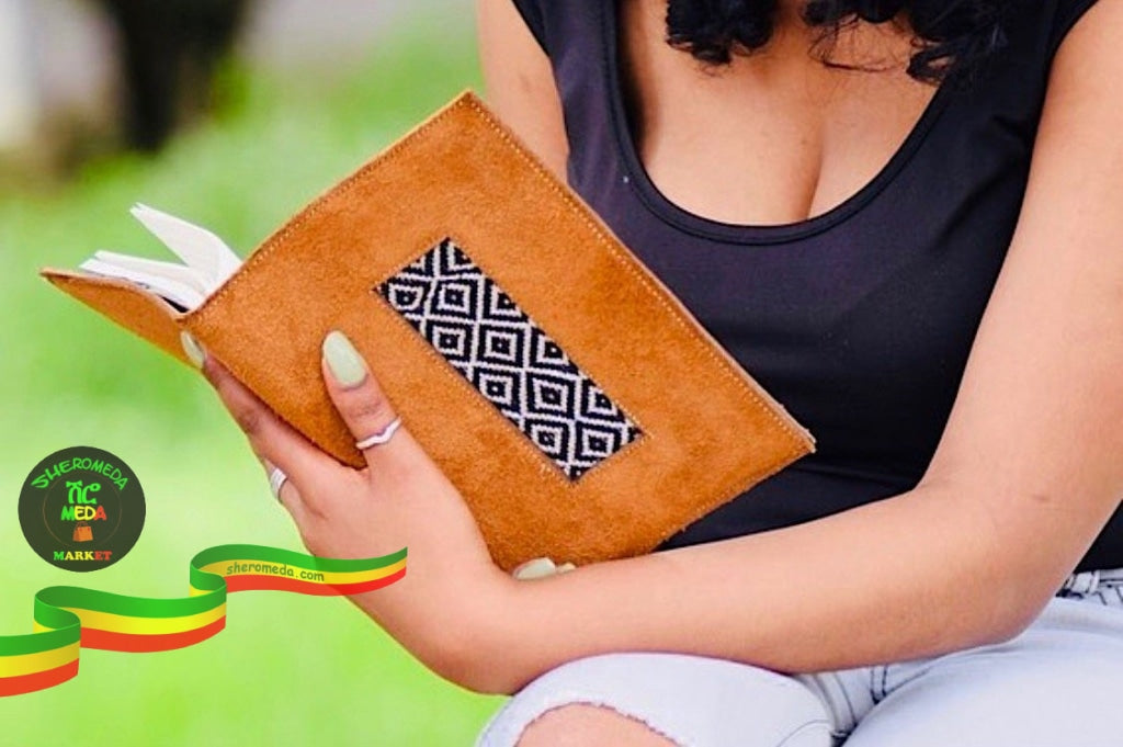 Leather with tibeb sketch books