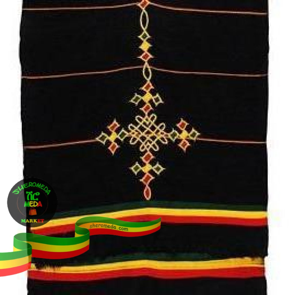 Traditional black church scarf